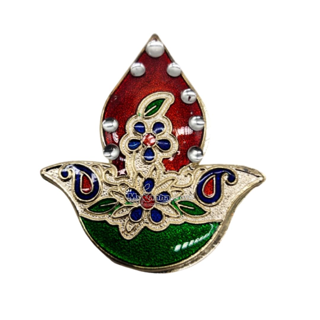 Diya style Akshat and Roli Box for Pooja – MyKanha.com