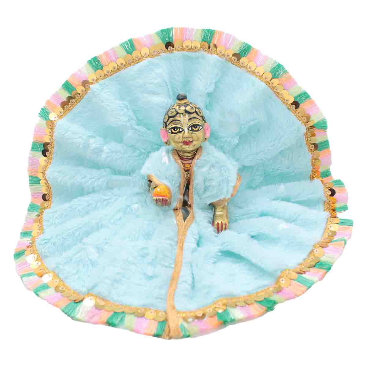 Buy Woollen Velvet Dress for Laddu Gopal at best price – MyKanha.com