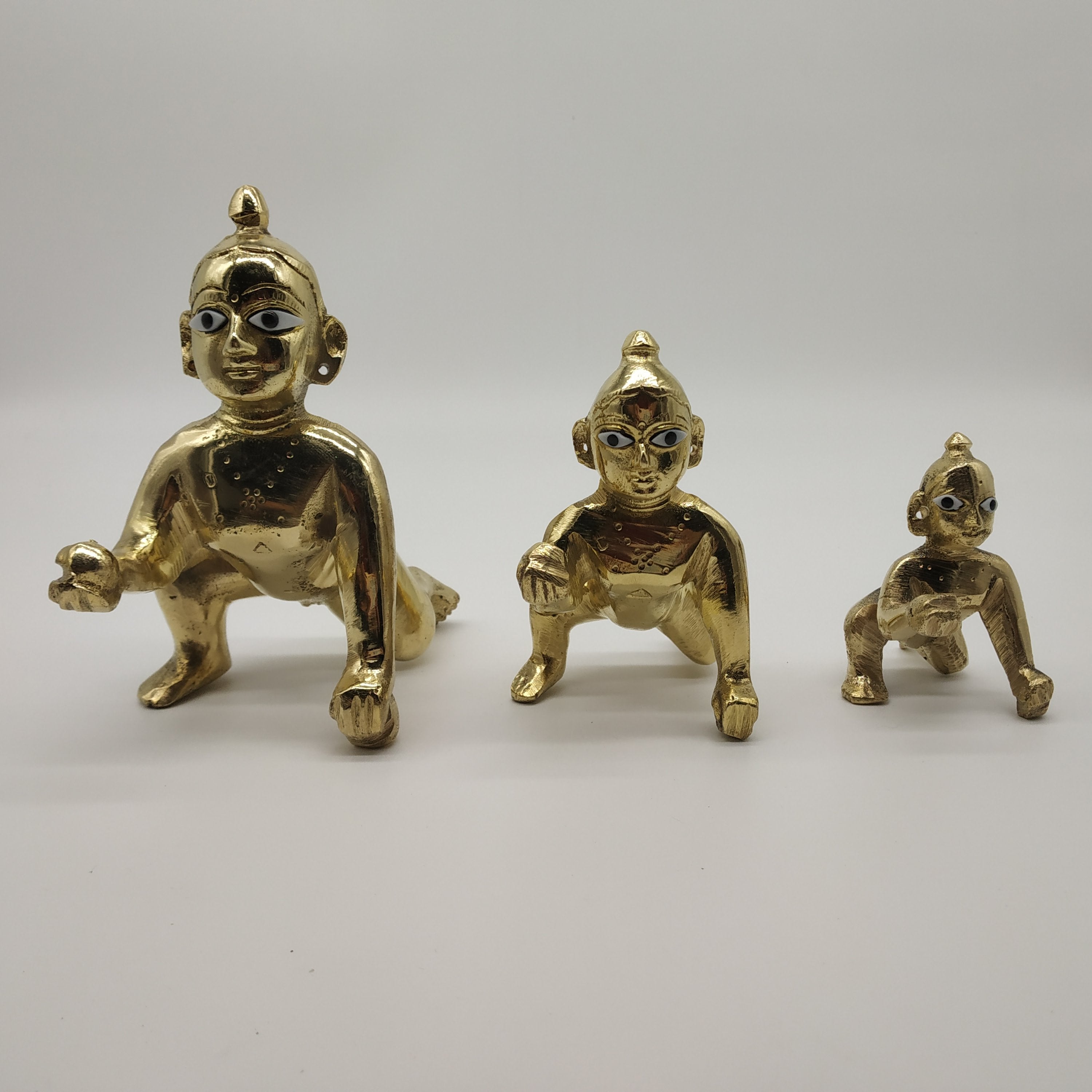 Buy Kanha Ji - Laddu Gopal Statue Pital Brass Murti For Laddu Gopal ...