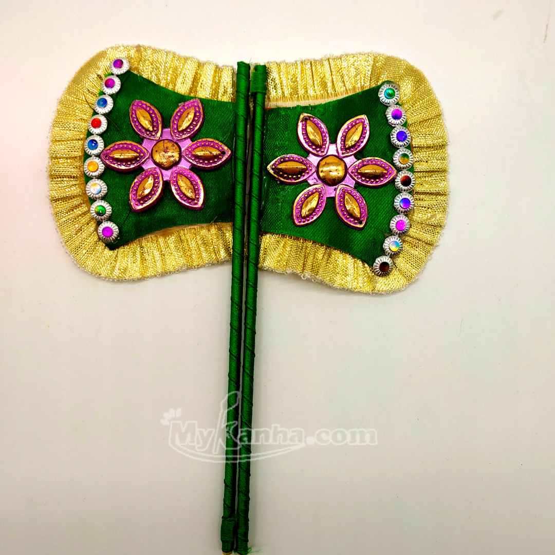 Buy Laddu Gopal Decorated Pankha For Laddu Gopal, Kanha Ji, Lord ...