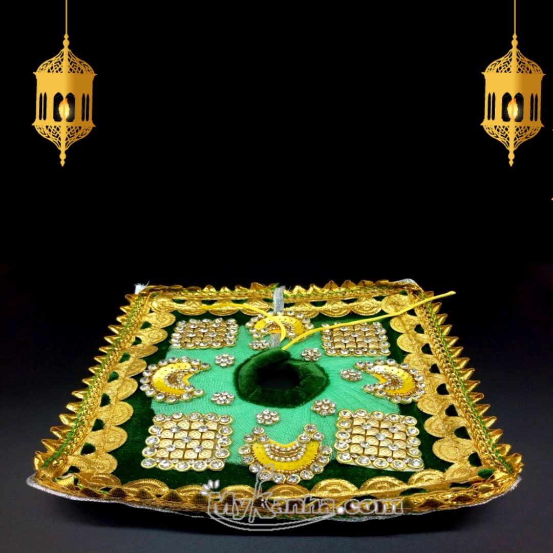 Buy Rectangle Shape with Beautiful Stone Dress For Laddu Gopal For ...